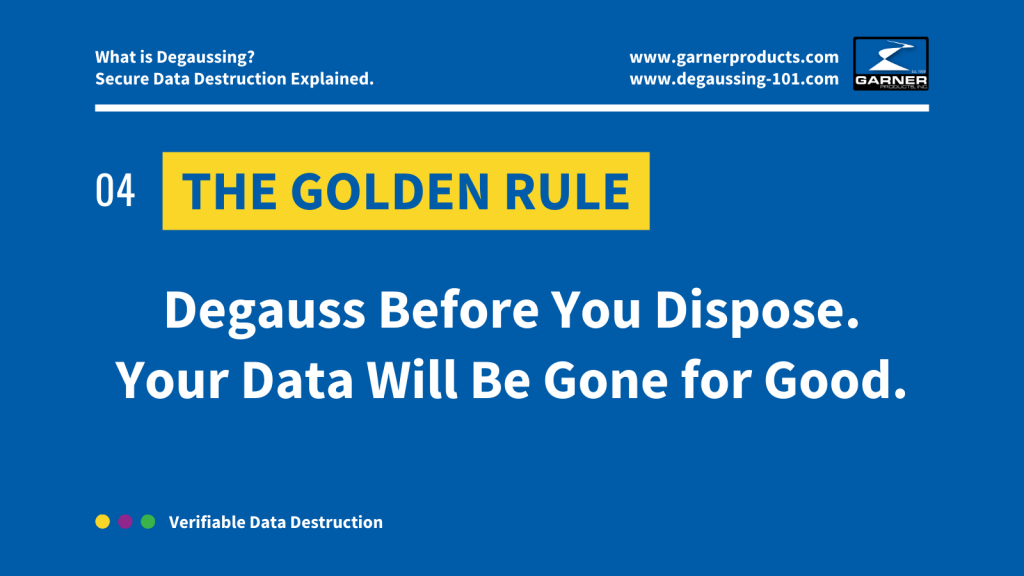 What is Degaussing? Secure Data Destruction Explained.